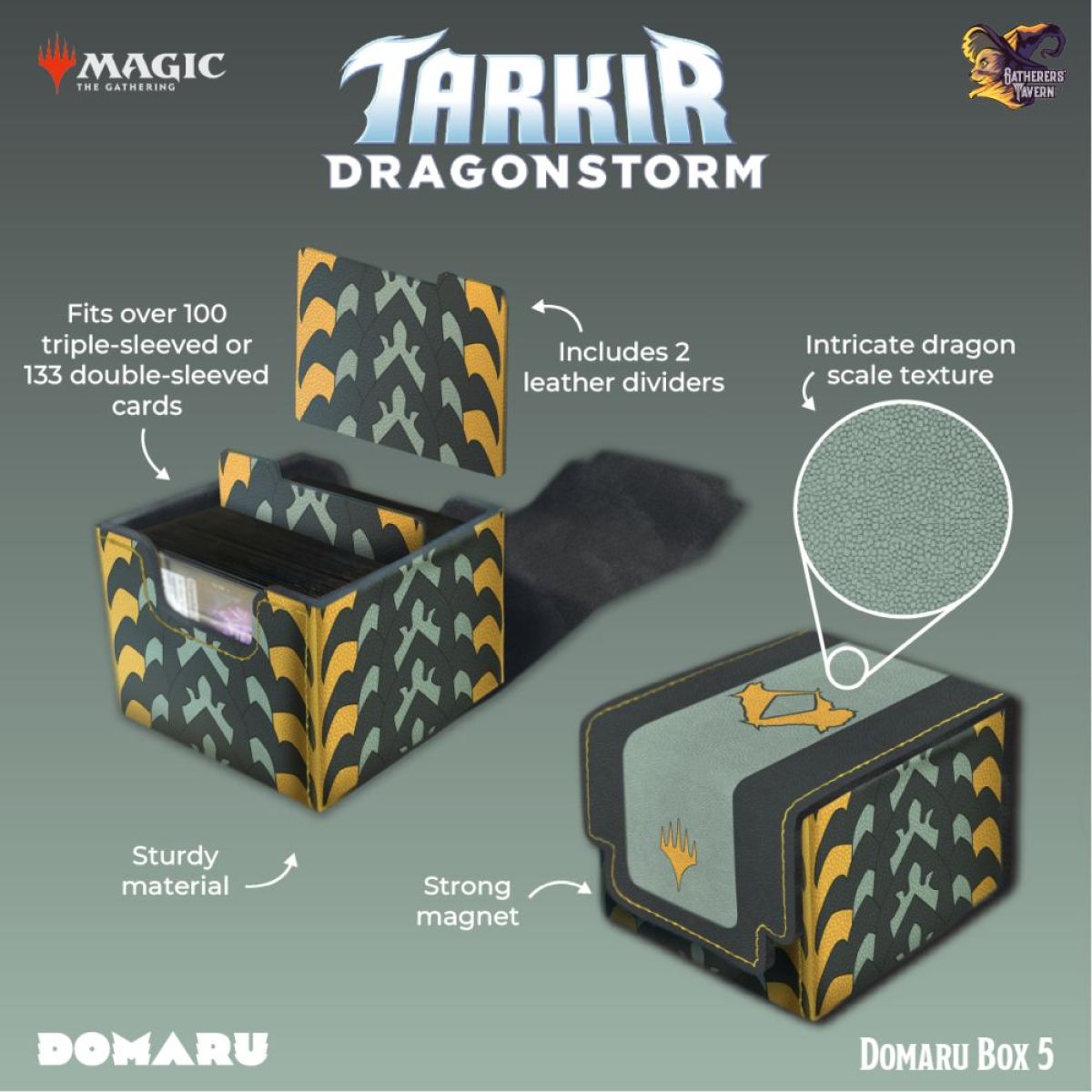 Betor Domaru - Tarkir Dragonstorm - Deck Box - Gatherers Tavern – Mega Games Penrith