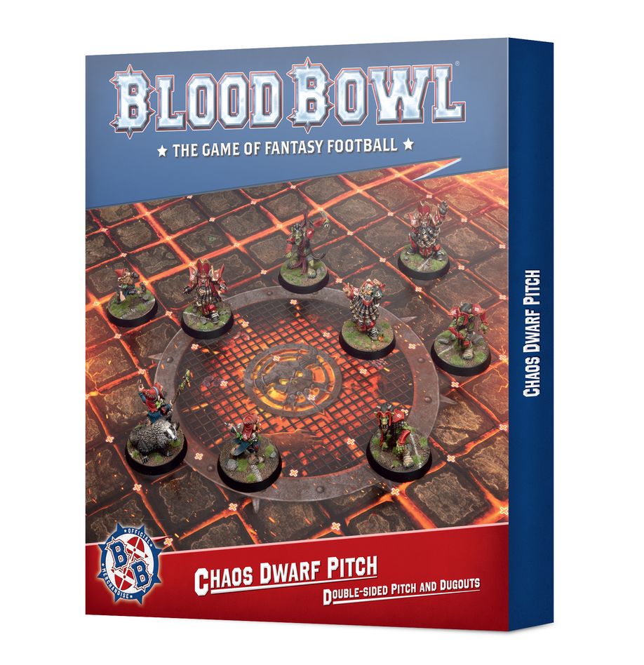 The Zharr-Naggrund Ziggurats - Chaos Dwarf Team Pitch - Blood Bowl ...