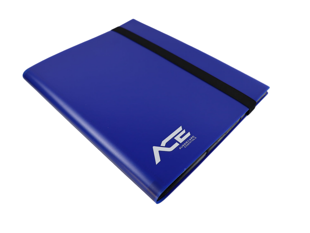 Dark Blue 9pkt Card Binder - 360 Cards - ACE – Mega Games Penrith