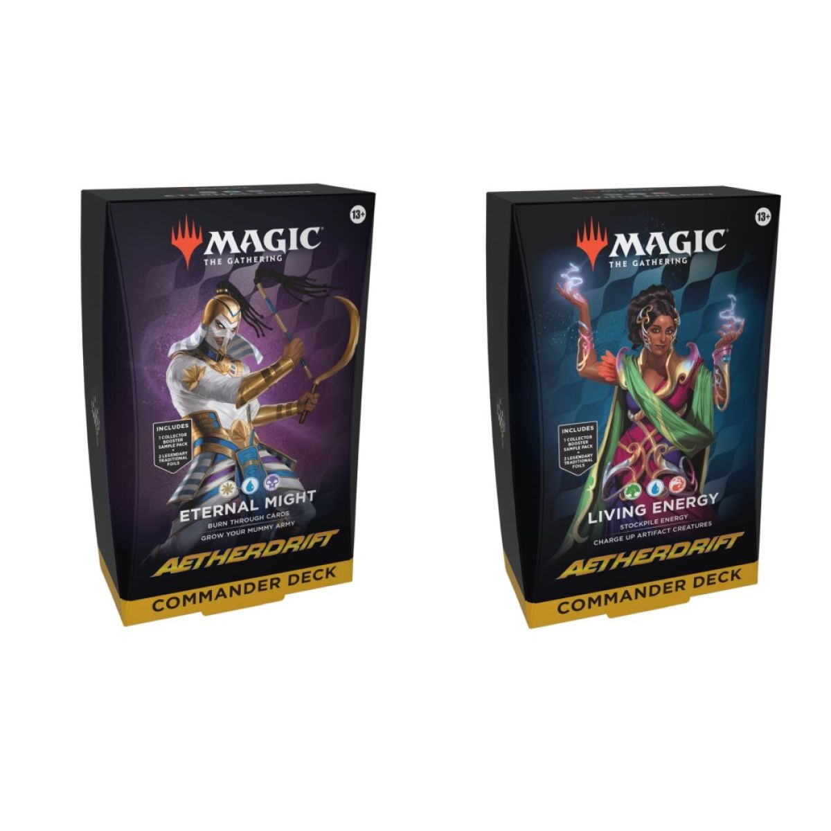 Aetherdrift Commander Deck - Set of 2 - Magic the Gathering – Mega ...