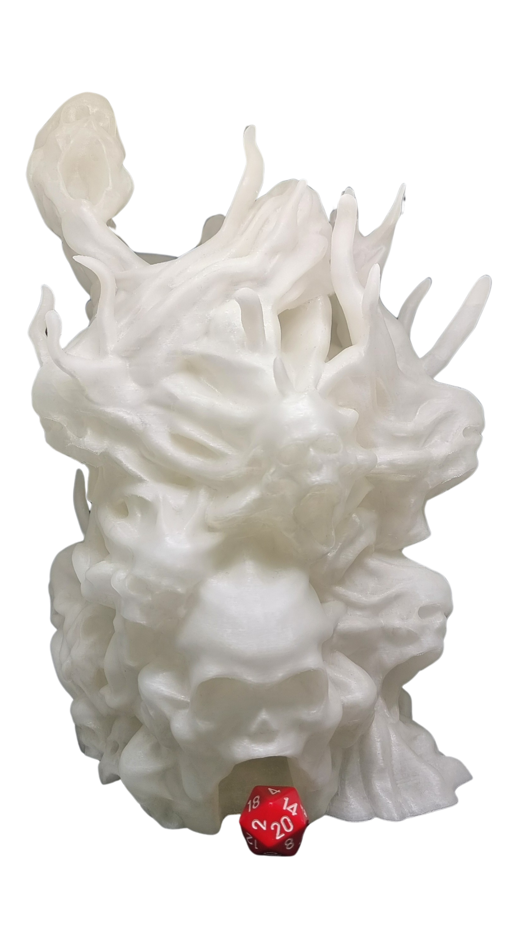 Spectre Dice Tower - Glow Translucent White - CP – Mega Games Penrith