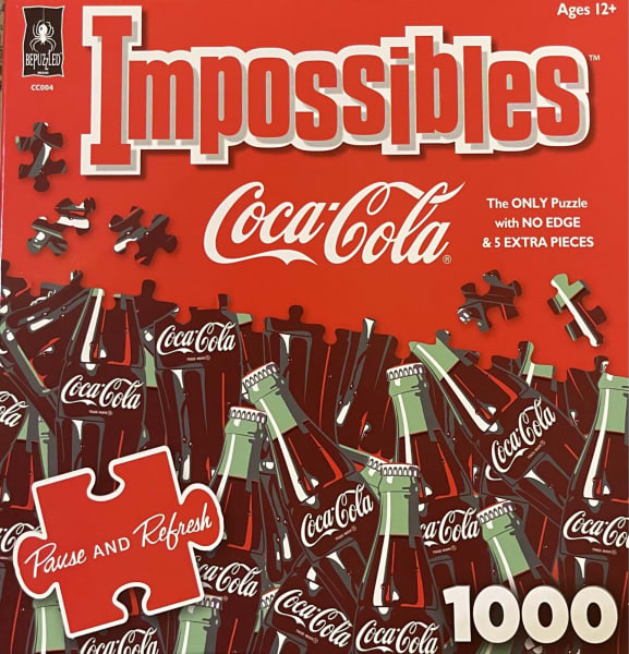 Pause and Refresh Coca Cola - Impossibles - 1000pc Jigsaw Puzzle ...