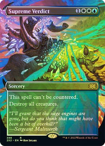 Supreme Verdict (Borderless) Foil – Mega Games Penrith